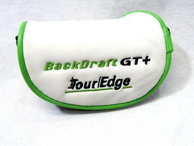 TOUR EDGE BackDraft GT+ Putter OEM Mallet Headcover White,Green,Black ...