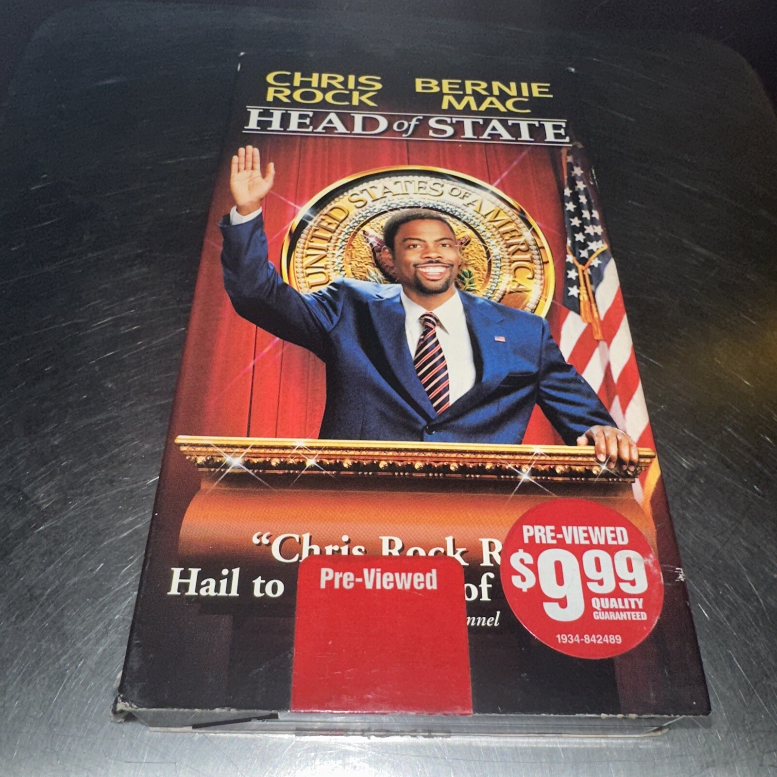 Head of State (2003) - VHS Tape Movie - Comedy - Chris Rock / Bernie ...