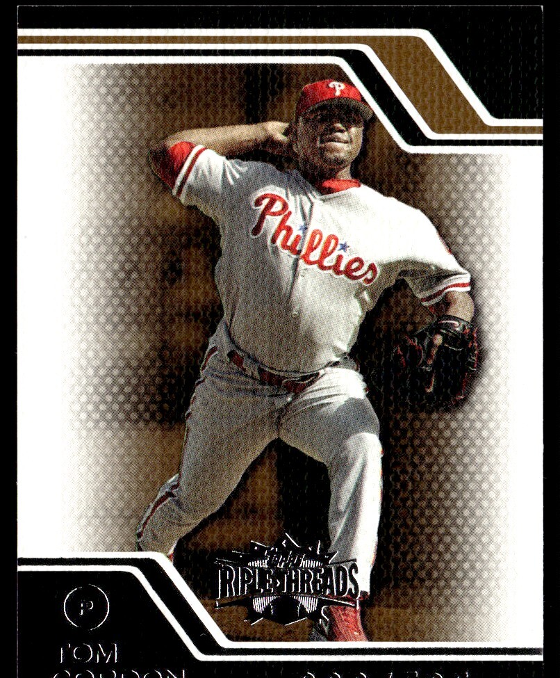 2008 Topps Triple Threads Tom Gordon /1350 Philadelphia Phillies #133 ...