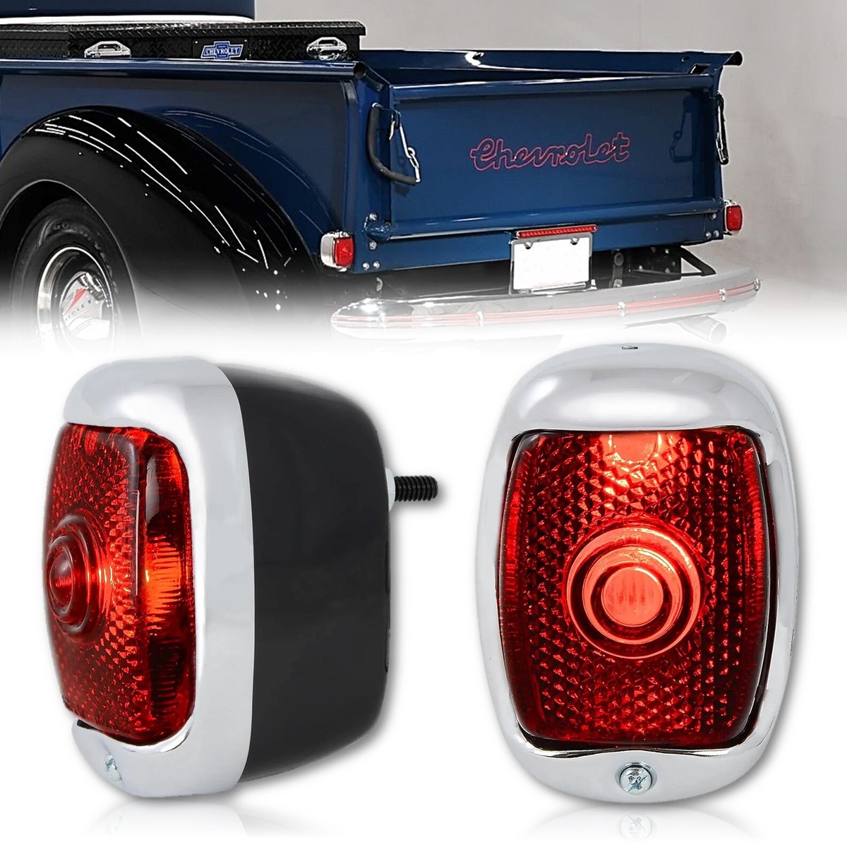 Chevy Truck Tail Lights 1947 53 Chevy Truck. LED Rear Lights.