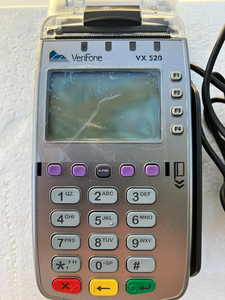 Credit Card Machine Terminal Reader - Verifone VX520 VX 520 ...