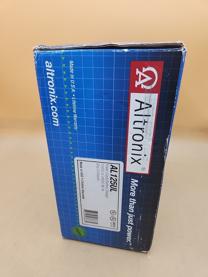 Altronix Power Supply/Battery Charger 12/24 VDC@1A 115 VAC AL125UL | eBay