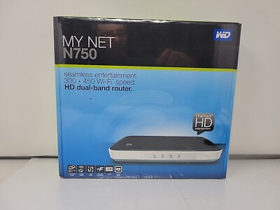 Western Digital My Net N750 450 Mbps 4-Port Gigabit Wireless N Router ...