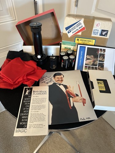 Vintage Magic Trick Fantasio Magic Flashlight Autograph DVD | eBay