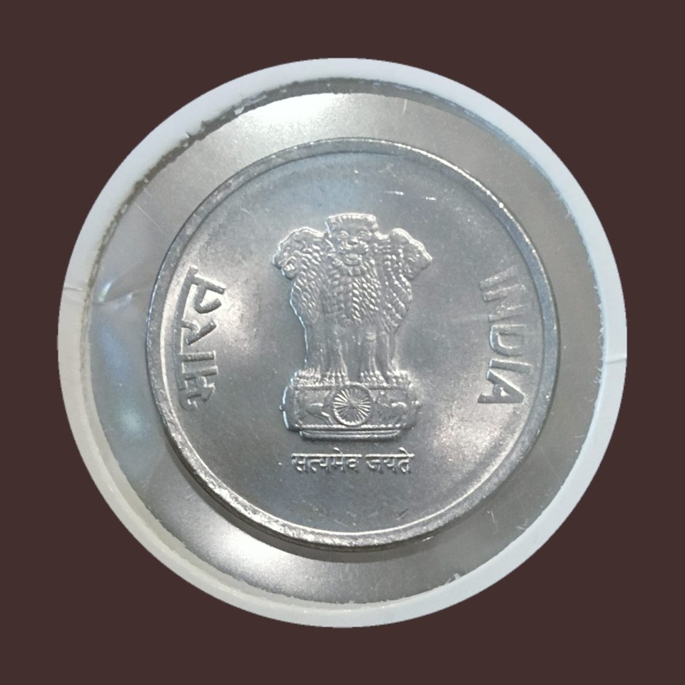 1 RUPEE AKAM COIN INDIA REPUBLIC UNC AS PER IMAGES COLLECTOR'S COIN LN ...