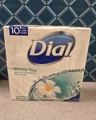 10 PACK Dial White Tea Glycerin Bar Soap 4 oz .each bar | eBay