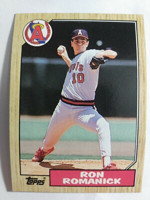 1987 Topps 136 Ron Romanick Angels | eBay