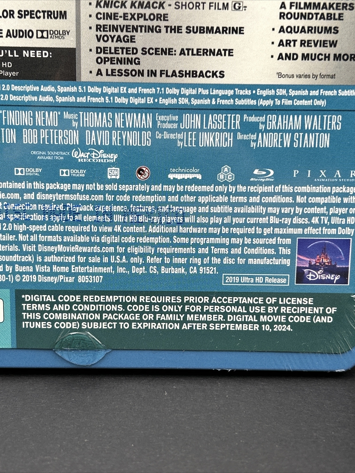 Finding Nemo 4K HD Steelbook (Blu-Ray, Limited Edition) for sale online ...