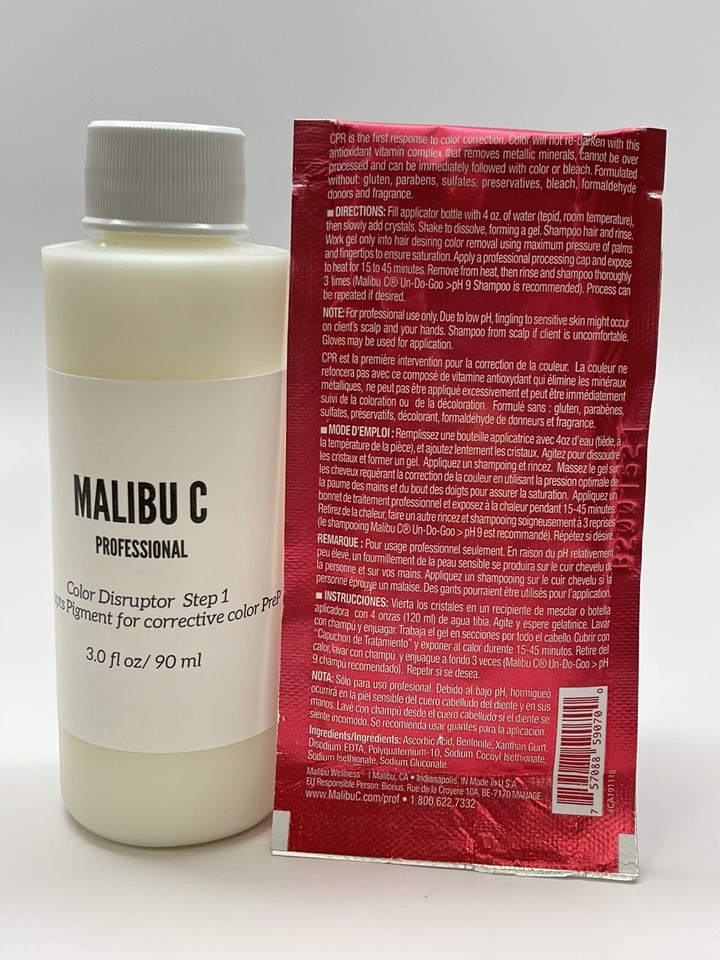 CPR Malibu Professional Color Off and Hair Color Remover 3 Piece Kit | eBay