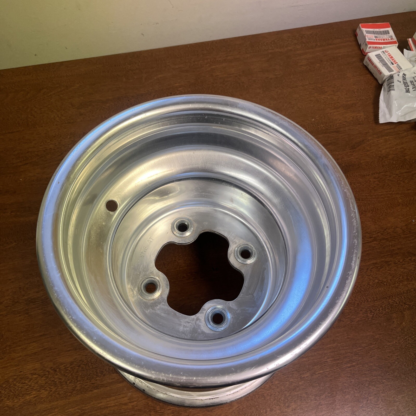 Yamaha Raptor 90 13 Wheel Rim Rear 15C-F5390-00-00 Aluminum Rim 9X8 AT ...