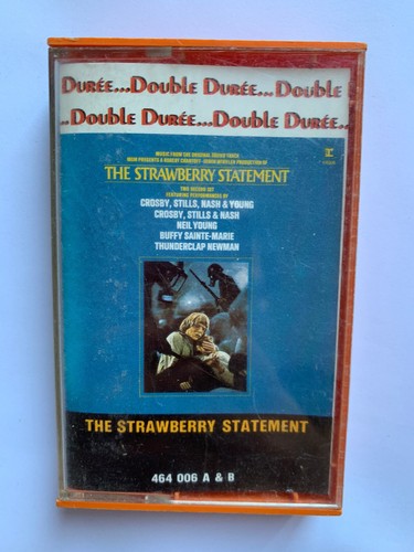 THE STRAWBERRY STATEMENT - Music fron the original soundtrack/ Cassette ...