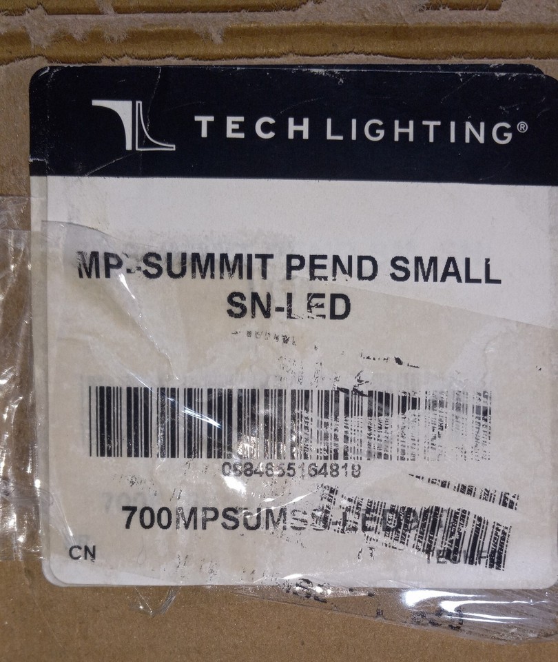 Tech Lighting Summit 1 Light LED Monopoint Pendant Visual Comfort ...