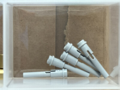 LEGO Parts - Light Bluish Gray Technic, Pin 1/2 with 2L Bar - No 61184 ...