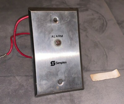 Simplex 2098-9808 Stainless Steel Remote LED Alarm Indicator Module 621 ...