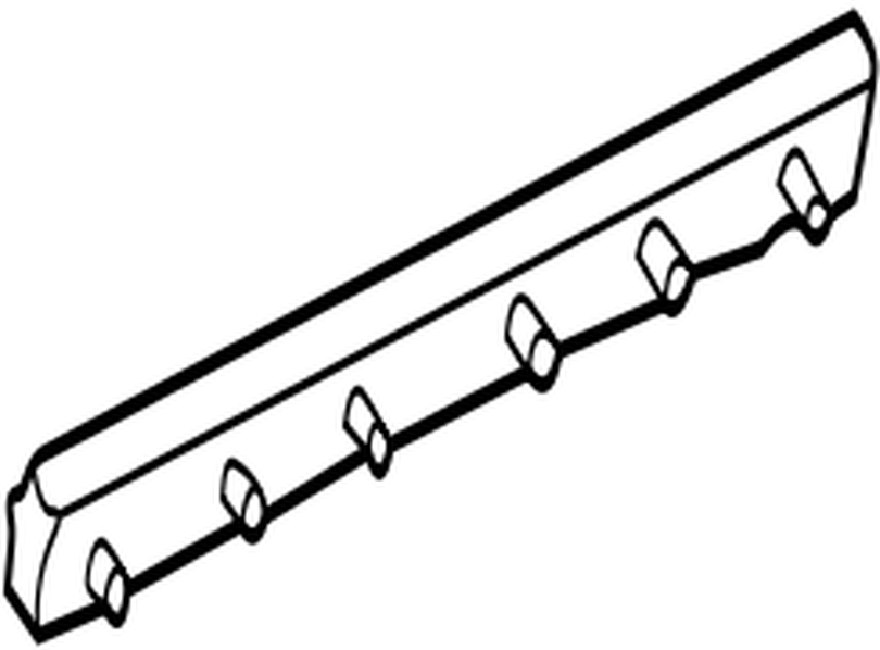 68170-60111 Toyota Weatherstrip assy, front door glass, inner rh ...