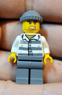 Lego Minifigure City Police Jail Prisoner Mini Fig Figurine C16 | eBay