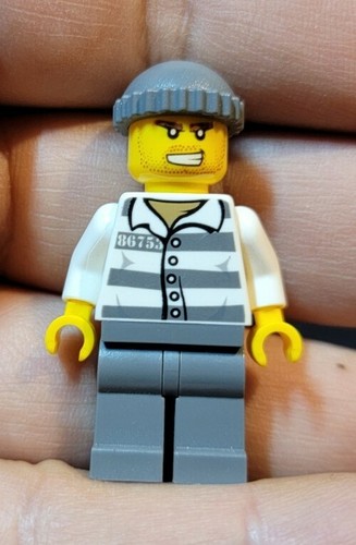 Lego Minifigure City Police Jail Prisoner Mini Fig Figurine C16 | eBay