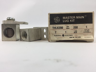 GE THLK200 MASTER MAIN LUG KIT 120/240 VAC 200 AMP FOR USE ON 200A TLM ...