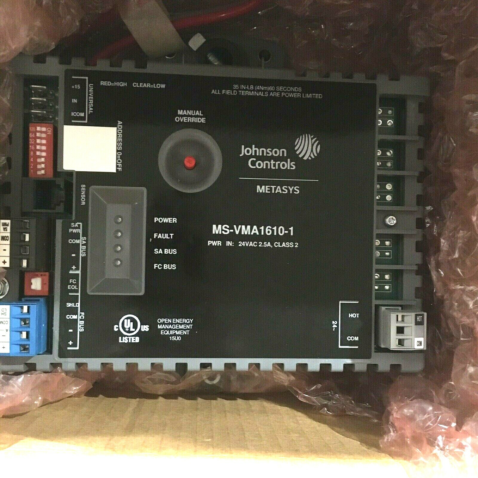 Johnson Controls MS-VMA1610-1 Metasys Actuator Assembly Cooling Only | eBay