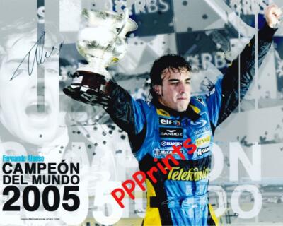 FERNANDO ALONSO F1 racing formula one AUTOGRAPH 10"X 8" SIGNED PHOTO ...