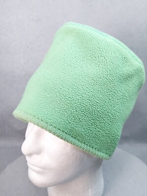 Pantropic Fleece Beanie Seabastopol CA Blanket Stitch Hem Sage Green ...