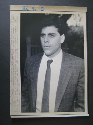 AP Wire Press Photo 1988 John Zaccaro Jr sentenced 4 Months in Jail 300 ...
