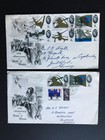 GB 1965 Battle of Britain FDC x 2 Stuart Brand Guildford CDS postmark ...