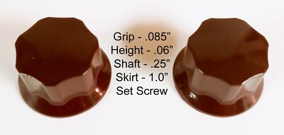 One Set of Two Antique Tube Radio Knobs - Vintage Reproduction ...