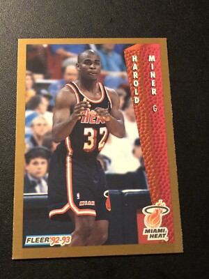 1992-93 Fleer Harold Miner #369 Rookie RC | eBay