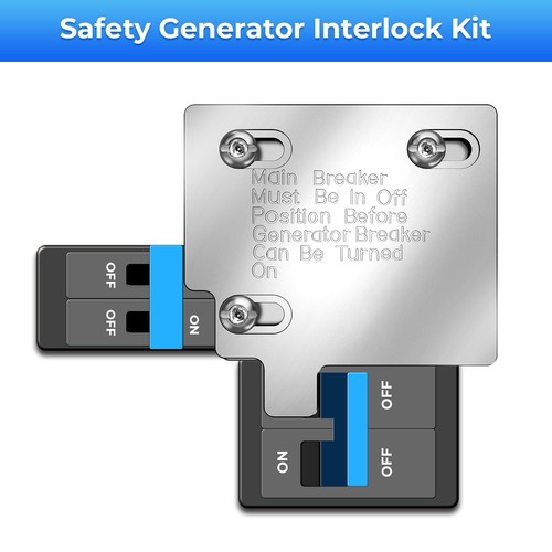 Generator Interlock Kit For Siemans Eaton ITE 100 Amp Main Breaker ...