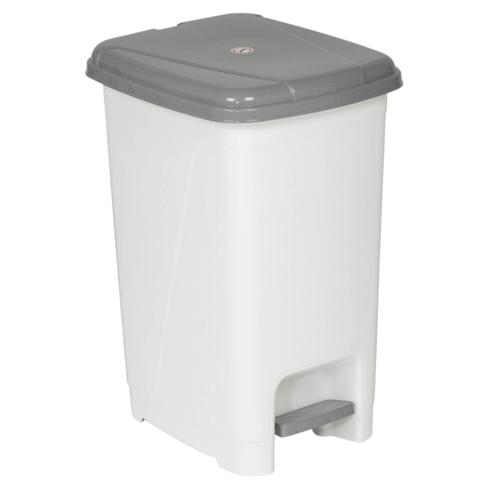 8L/40L Slim Pedal Waste Recycling Bin Can w/ Insert Step On Lid Kitchen ...