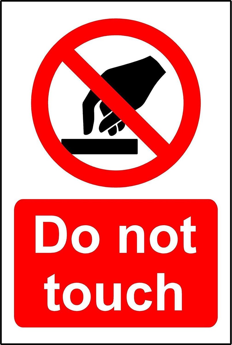 Do Not Touch Clip Art