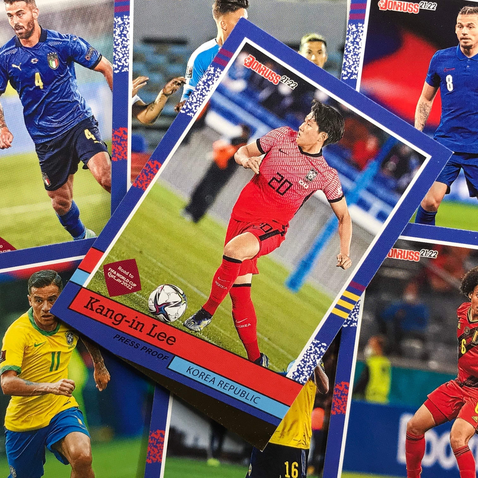 2021-22 Donruss Road to Qatar LUDWIG AUGUSTINSSON 1991 Tribute Proof ...