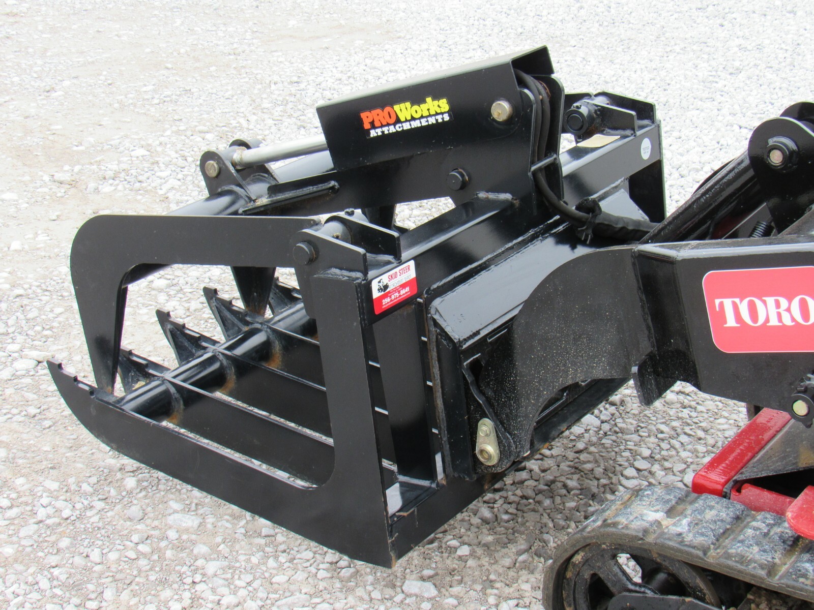 36" Heavy Duty Root Grapple Bucket Attachment Fits Toro Dingo Mini Skid ...