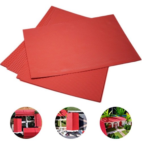 Model Tile Simulation DIY G Scale Roof Sand Soft Tile Sheet Tiles Roof ...