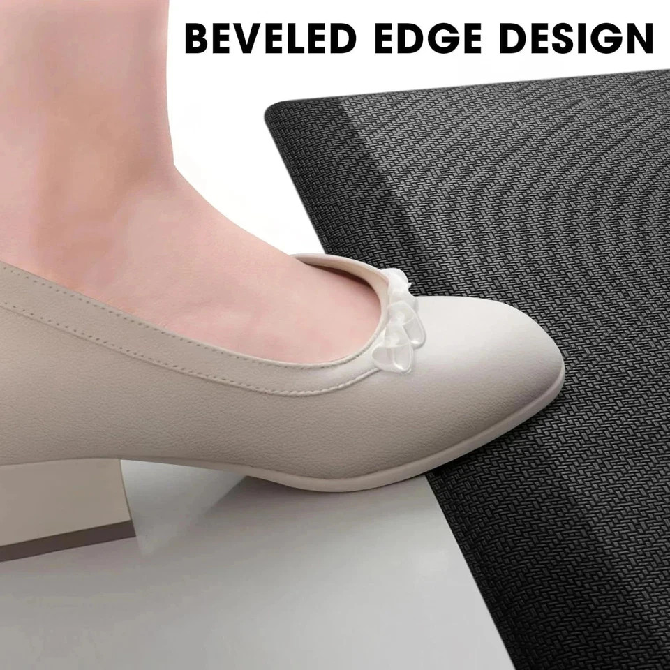 Mattitude Kitchen Mat Cushioned Anti-Fatigue Floor Mat Waterproof Non ...