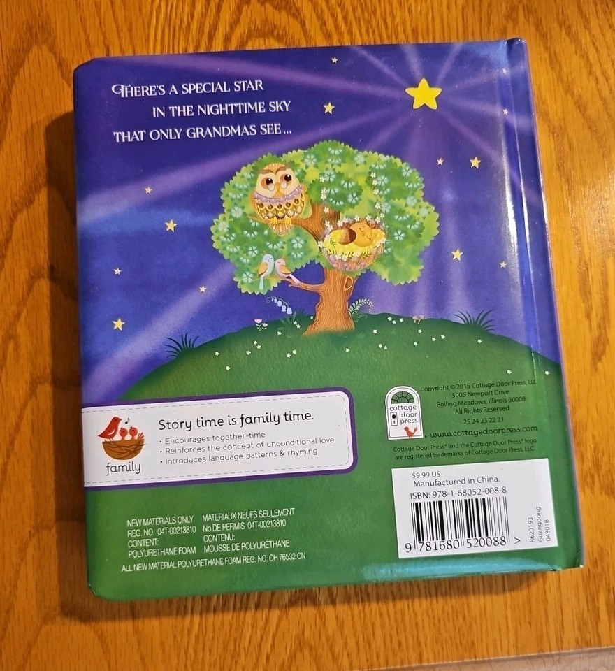 Board Book "Grandma Wishes" Julia Lobo Illustrated By Helen Rowe (2 ...