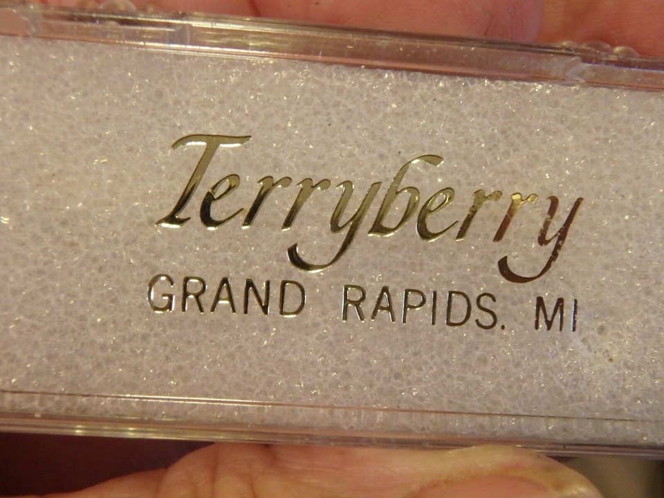 7C- TERRYBERRY gold stick pin & pinback- 1/10 10k | eBay