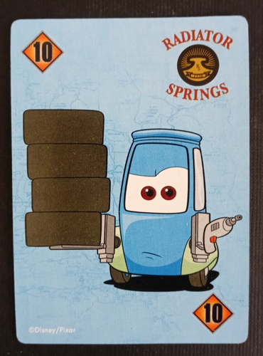 Disney Cars Go Fish Card Game Guido Diamonds #10 | eBay