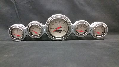 5 GAUGE HOT ROD DASH CLUSTER SHARK | eBay