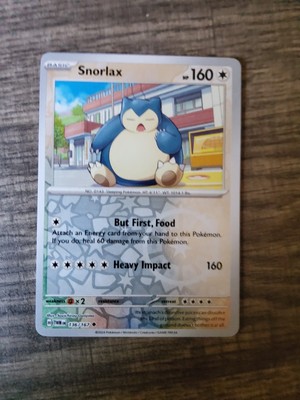 Pokémon - Snorlax - 136/167 - Reverse Holo - Twilight Masquerade | eBay