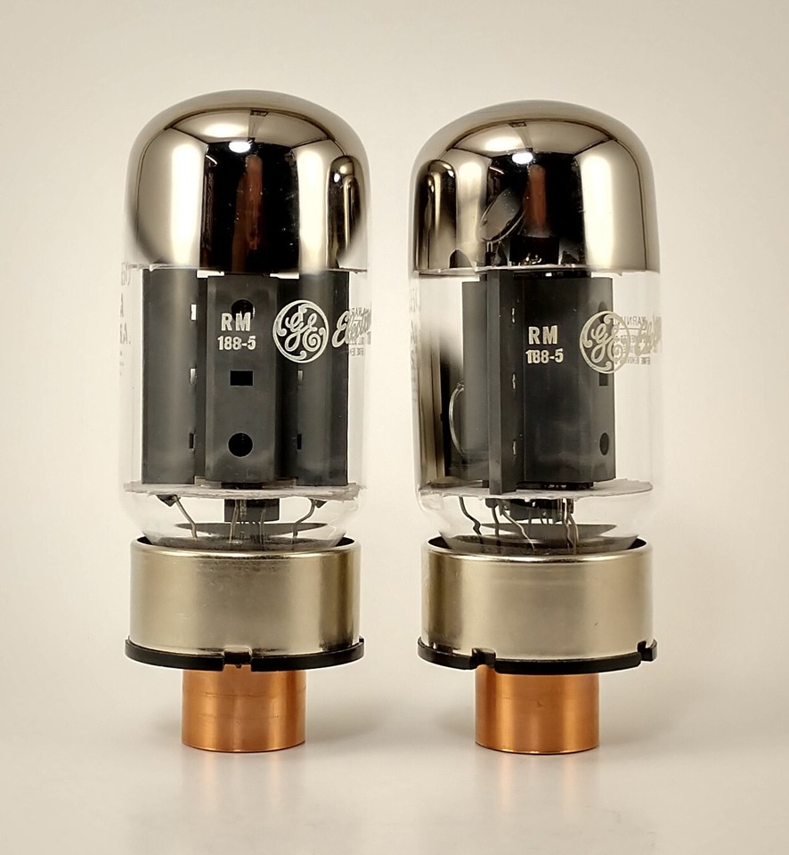 Matched Pairs GE 6550A NOS 1981 Beam Power Tubes. Test NEW (over 60) on ...