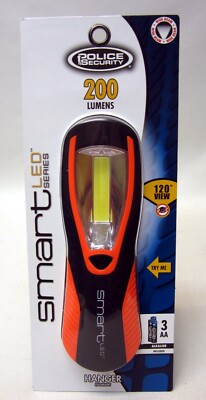 New Smart LED Series 200 Lu. Police Security Work Light w/BATTERIES ...
