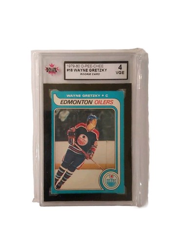 1979-80 O-PEE-CHEE #18 WAYNE GRETZKY ROOKIE CARD KSA 4 VGE | eBay