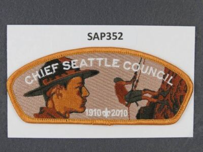 Chief Seattle CSP 2010 BSA Anniversary Gold Border | eBay