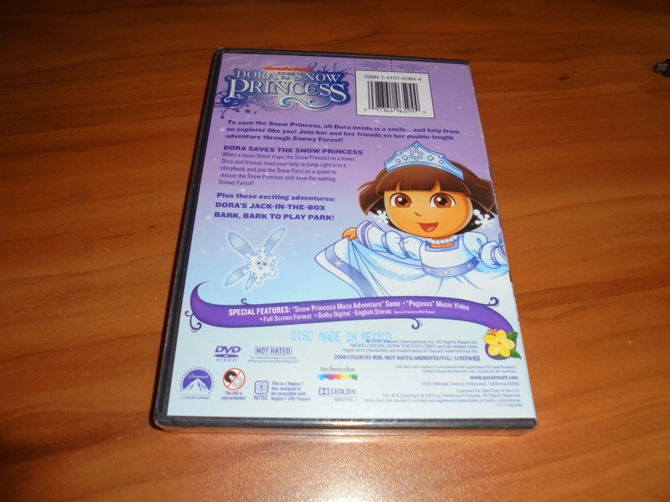 Dora the Explorer - Dora Saves the Snow Princess (DVD, Full Frame 2012 ...