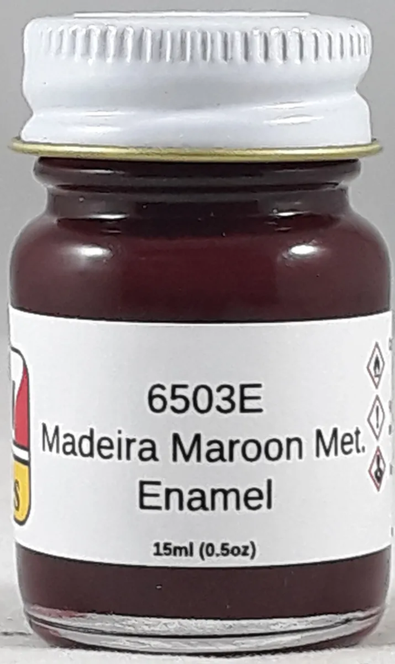 MCW Finishes 6503E Madeira Maroon Met. Enamel Model Paint for Auto | eBay