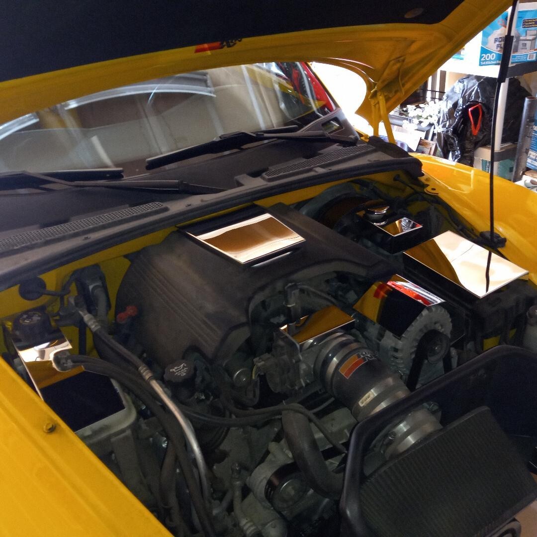 2003-2006 Chevy SSR Fuse Box Lid Cover Polished Stainless Chrome Dress ...