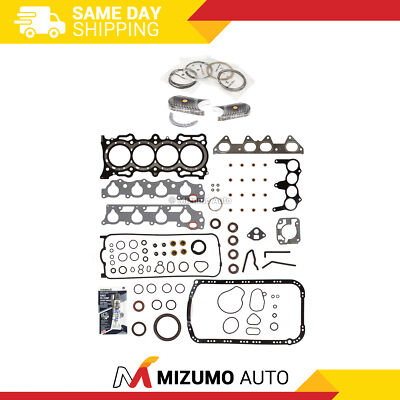 Full Gasket Set Bearings Rings Fit 98-02 Acura Honda 2.3L SOHC F23A1 ...