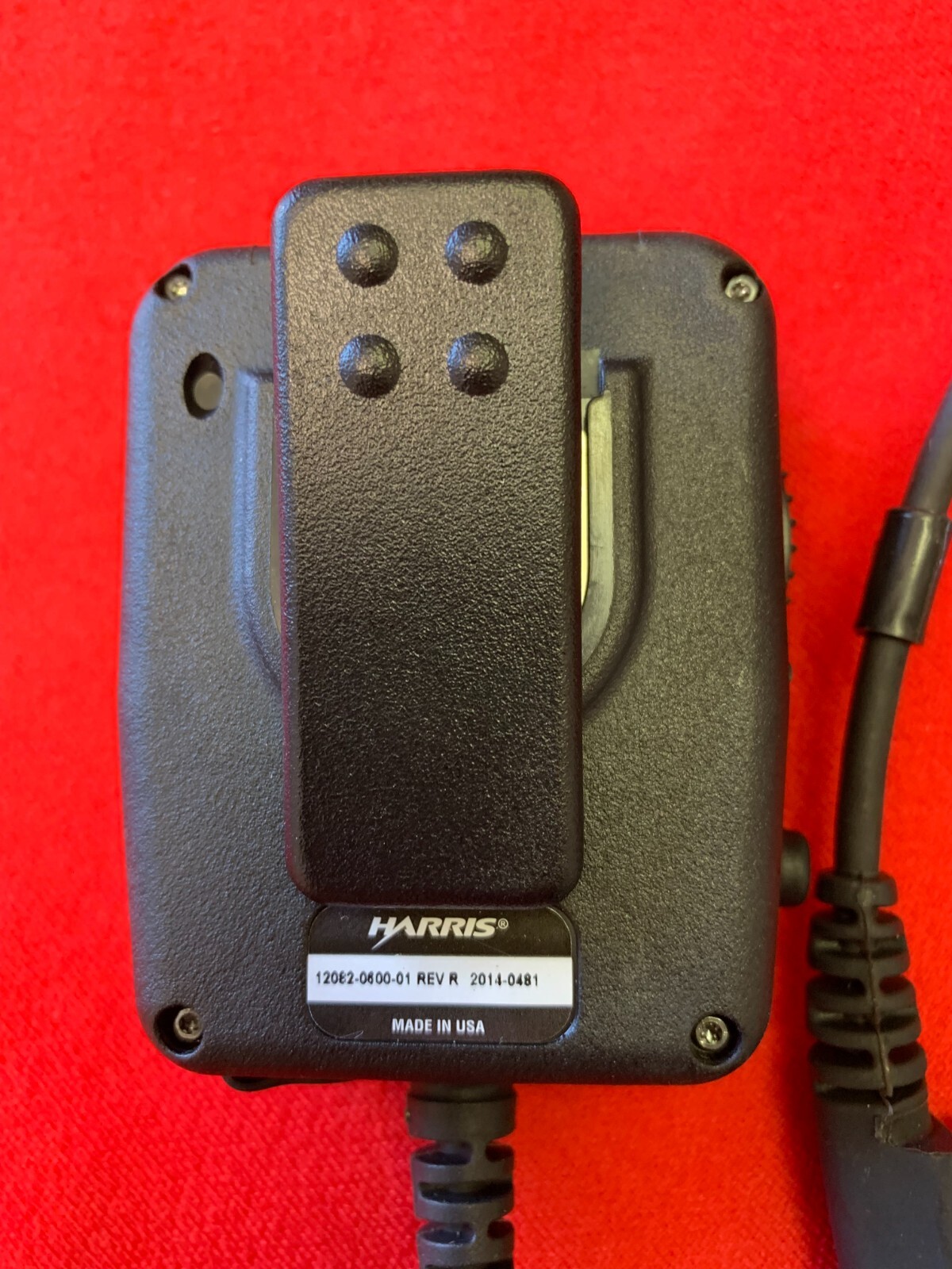 Harris Unity XG-100P 12082-0600-01 (XPAE9N) Speaker Microphone | eBay